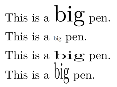 【LaTeX】文字サイズの変更方法まとめ | 数学の景色