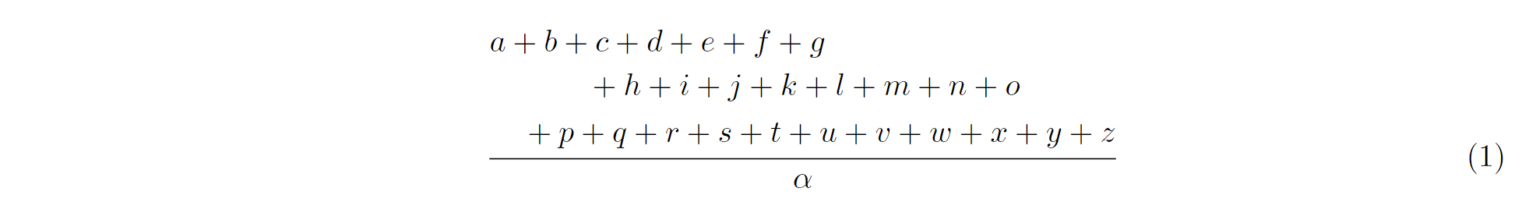 【LaTeX】数式環境まとめ【amsmath】 | 数学の景色