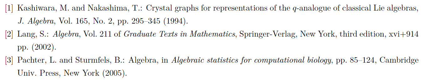 【LaTeX】BibTeXのスタイル76個一覧 | 数学の景色