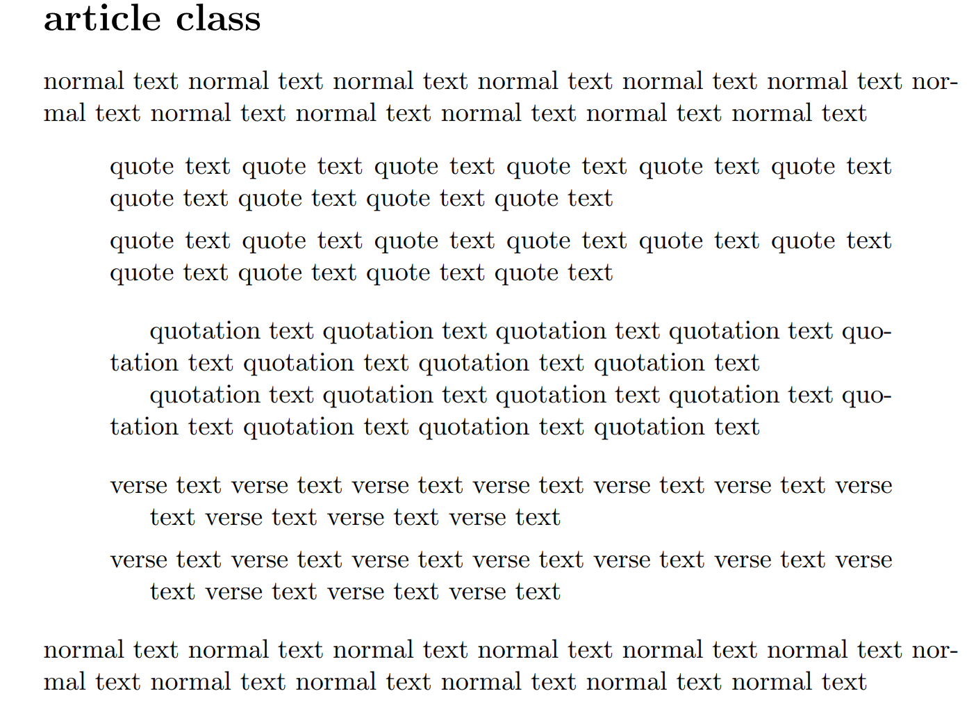 【LaTeX】引用文quote, quotationとverse環境 | 数学の景色